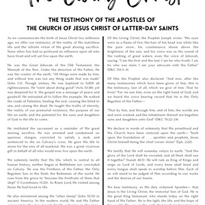 LDS Printable Wall Art Set | 4-pack Digital Download | the Living ...