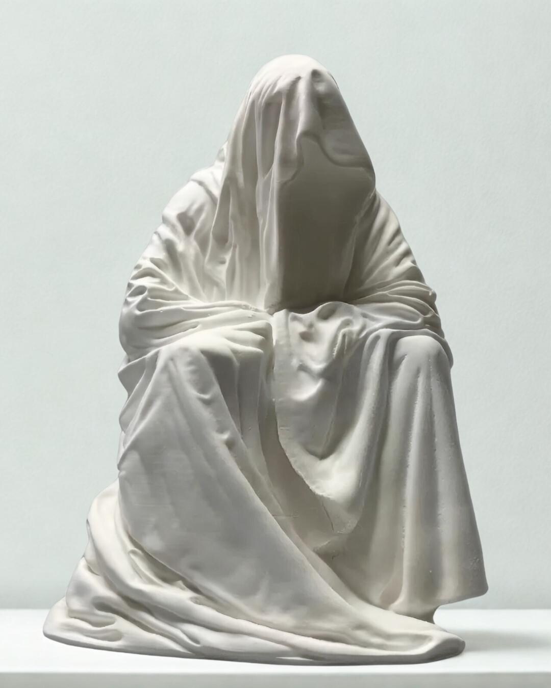 Vintage Charm: Ghost Wizard Plaster Statue for Your Home - Etsy