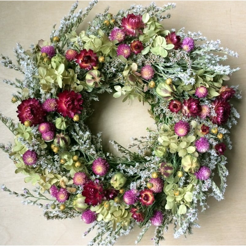 Dried Wreath Bedroom - Etsy