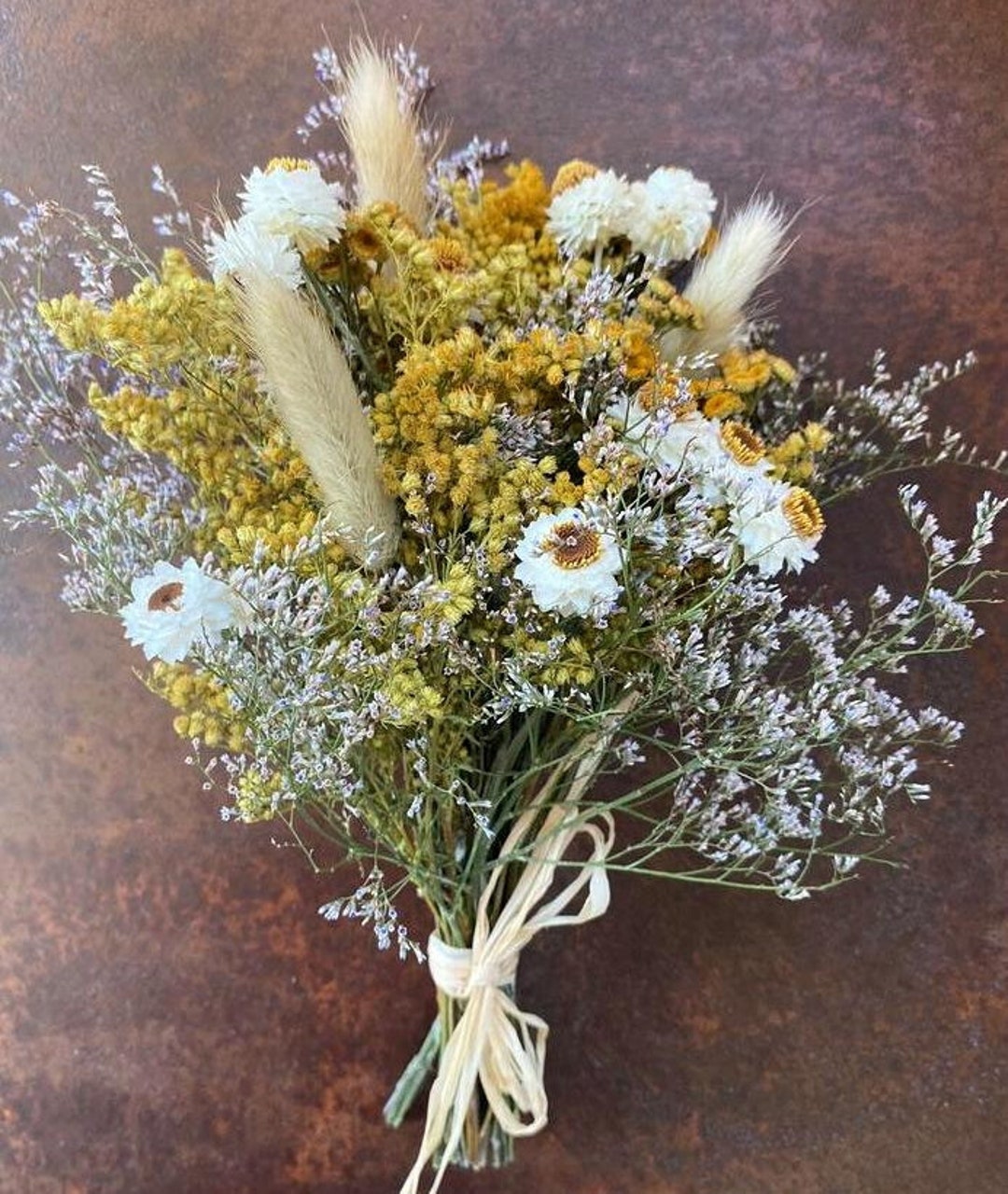 Small DRIED Wild FLOWER BOUQUET Rustic Dried Flower Bunch - Etsy