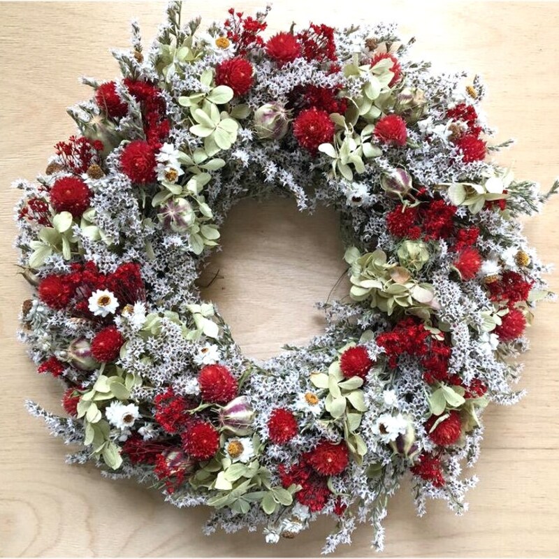 White Flower Wreath - Etsy