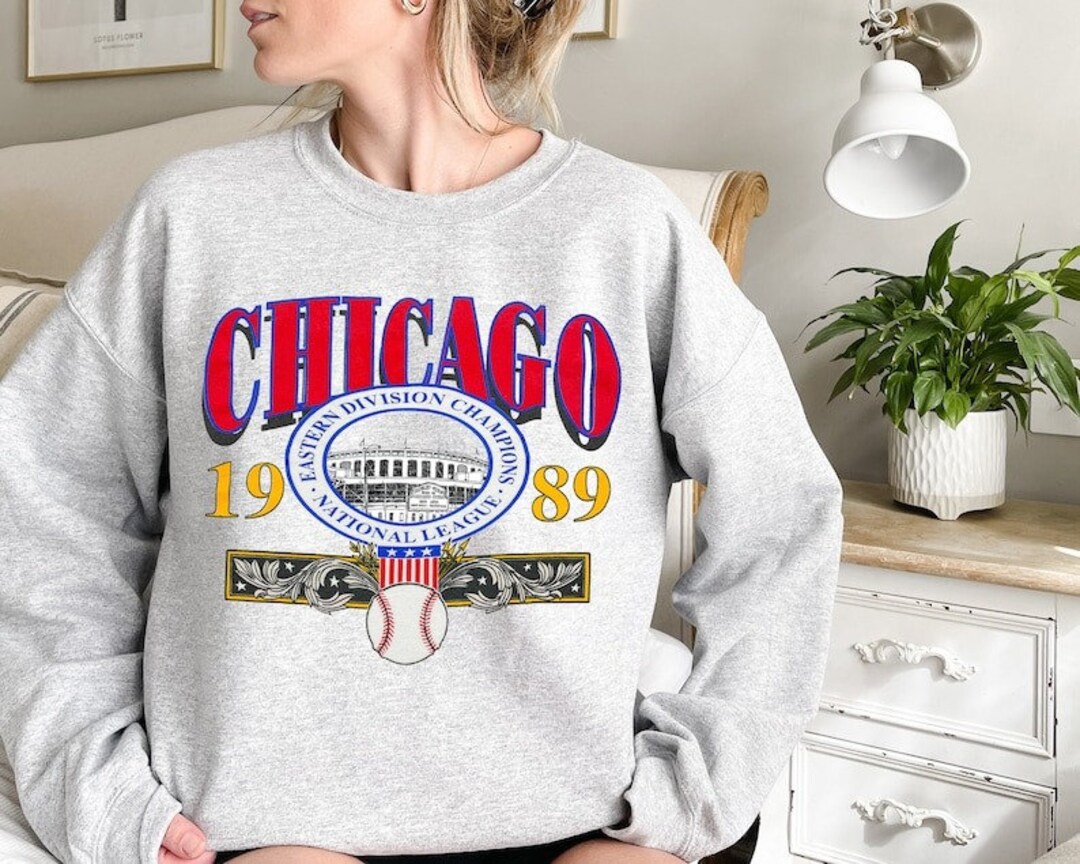 Vintage Chicago Cubs Sweatshirt Chicago Baseball Shirt Chicago EST 1870 ...