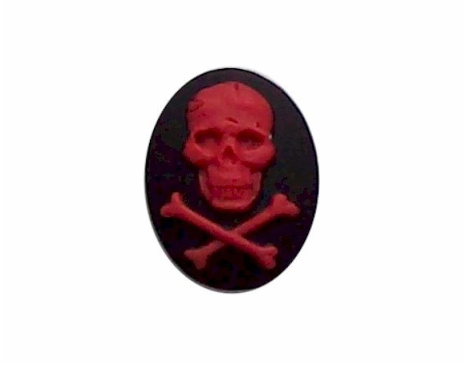 Pirate 25x18 Black and Red Skeleton skull and Crossbones | Etsy