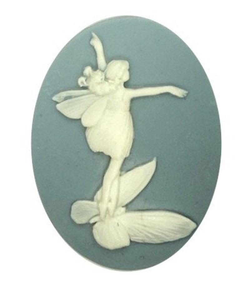 40x30mm Fairy Core Supply Your Choice Resin Cabochon Cameo Garden ...