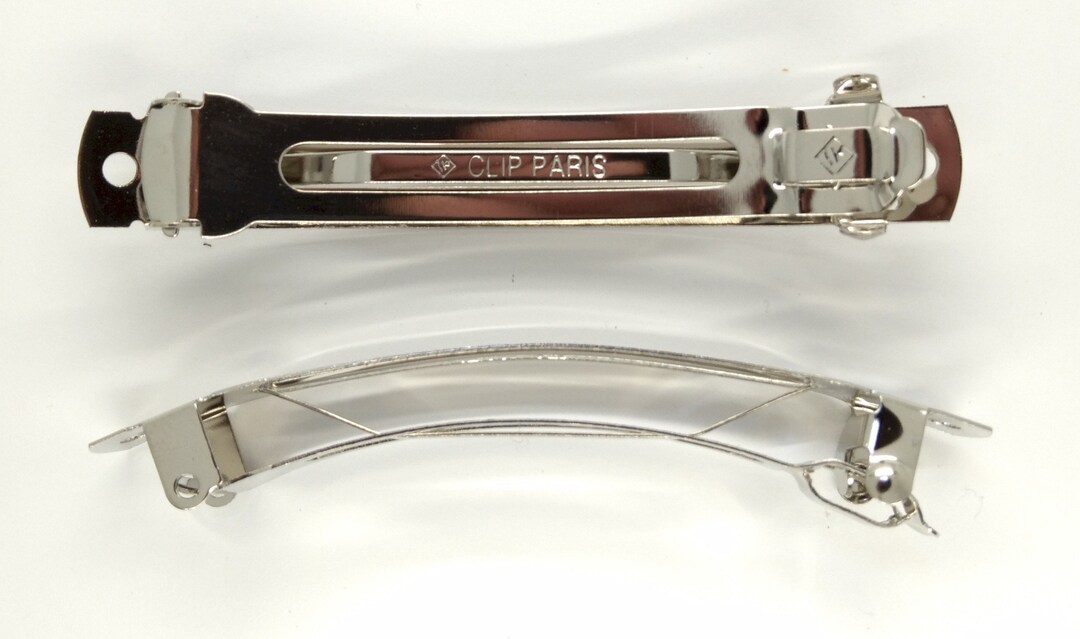 1pc 80mm 3.25inch French Barrette Style Auto Barrette Marked Paris Hair ...