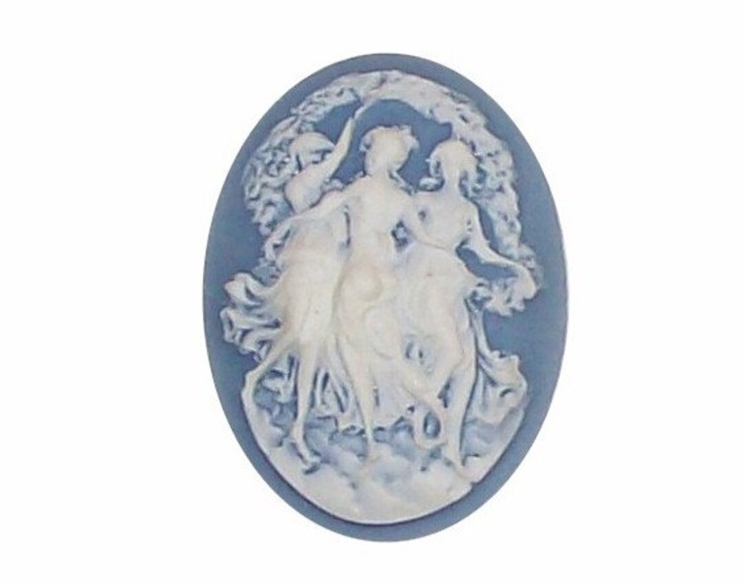 Cameo the Three Muses the Three Graces Cameo Dancing Girls Resin Cameo ...
