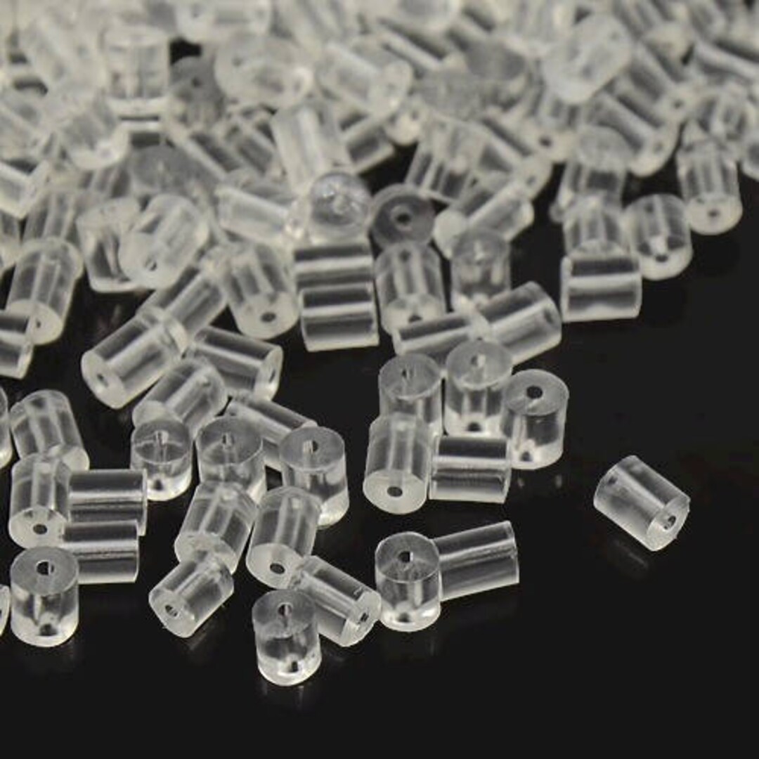 Rubber Wire Keepers Earring Stopper Earnuts .25oz About 300pieces 106z ...