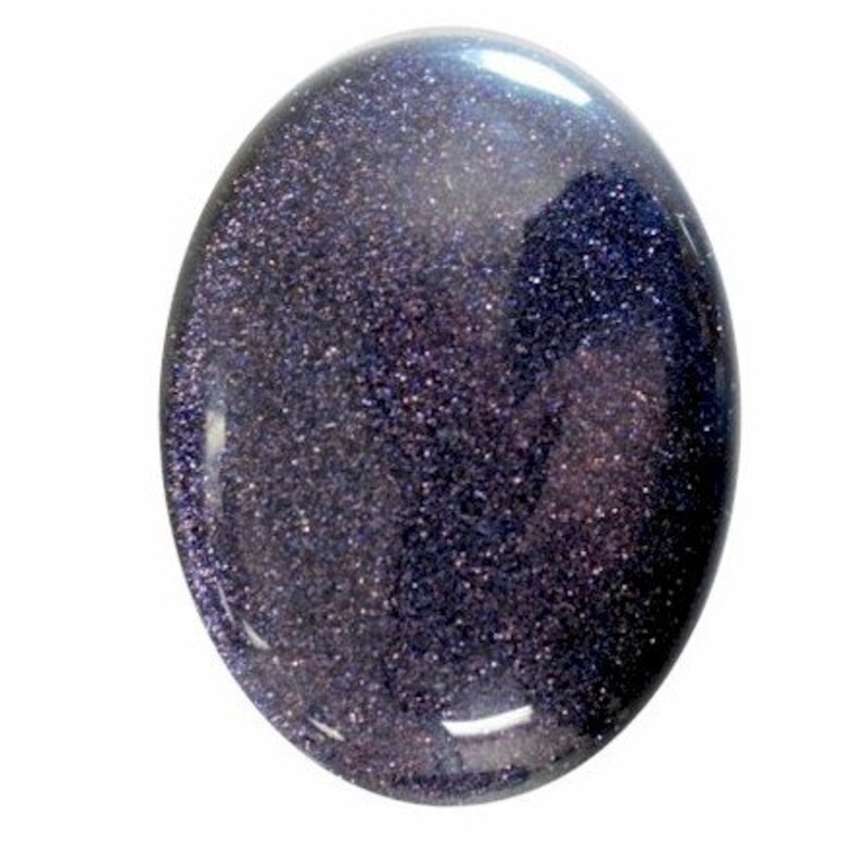 Goldstone Worry Stone - Etsy