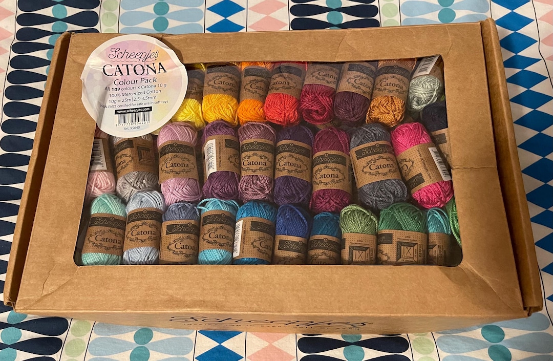 Scheepjes Catona Color Pack - Etsy