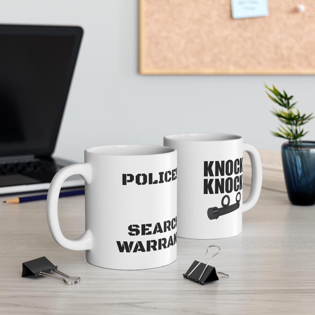 Funny Law Enforcement Officer Coffee Cup, Police Officer Gift, Thin ...