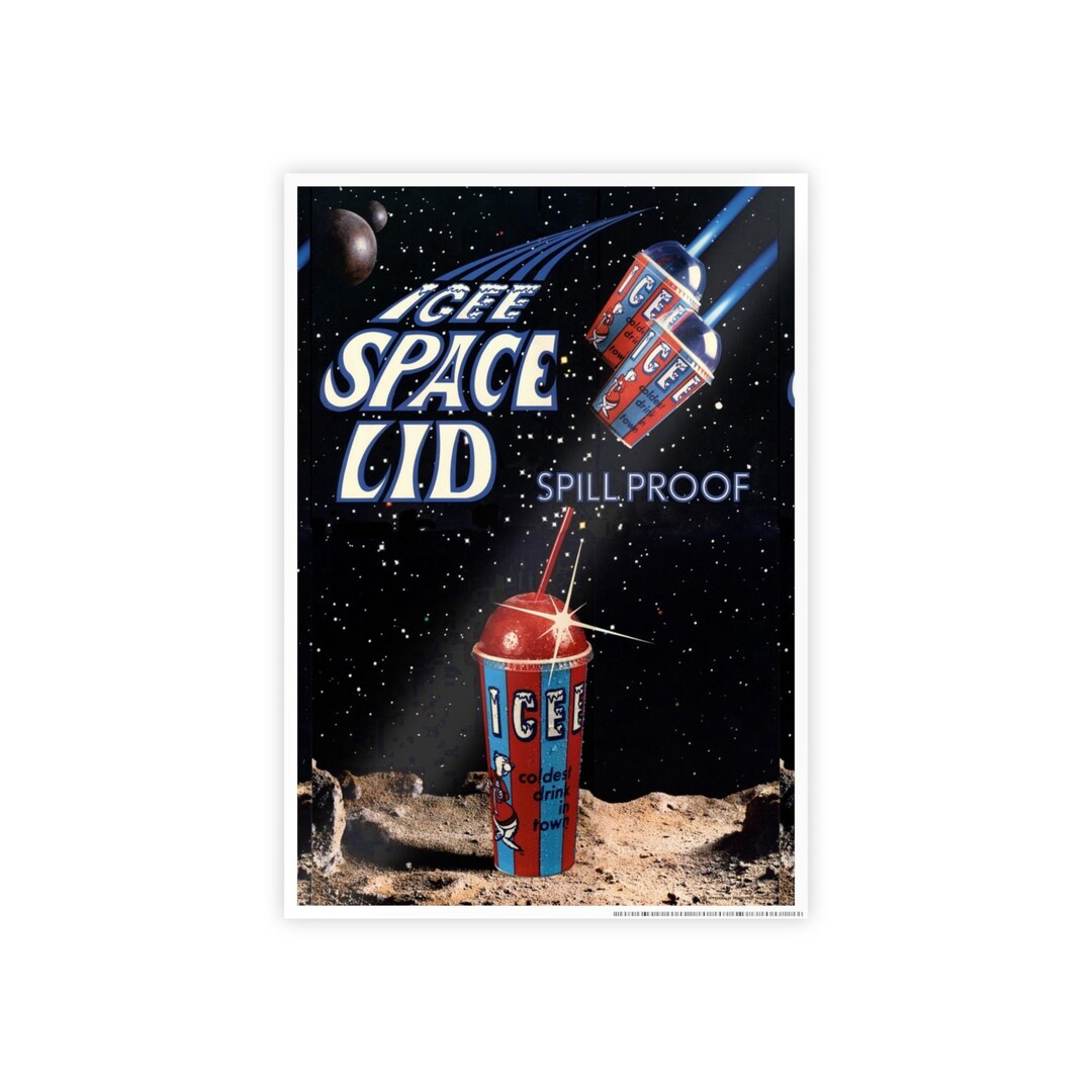 90s ICEE Cups Ad Poster Retro Refreshment Print - Etsy