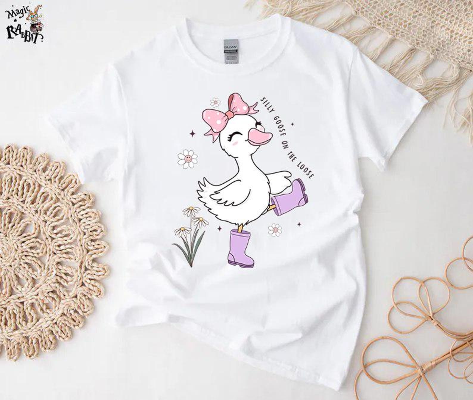 Silly Goose With Pink Bow Clipart, Goose Shirt Design (PNG SVG) - Etsy