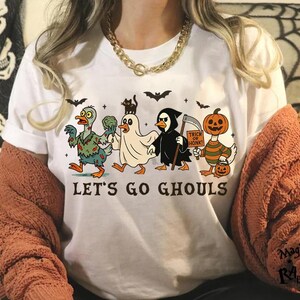 Spooky Goose Halloween PNG: Zombie, Witch, Pumpkin Ghost (digital ...
