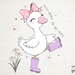Silly Goose With Pink Bow Clipart, Goose Shirt Design (PNG SVG) - Etsy