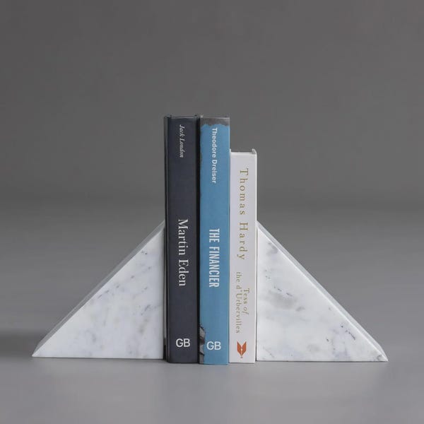 Triangle Bookend - Etsy