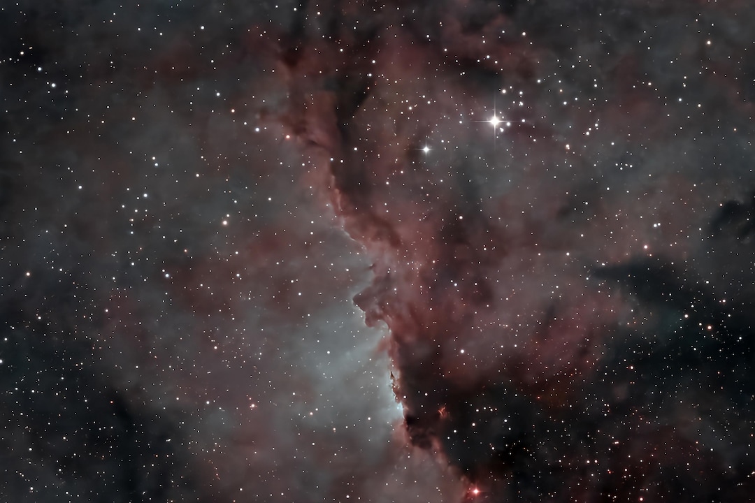 Poster - Firebird Nebula Poster, Galaxy Wall Art, Deep Space ...