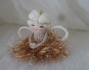 White Angel Ornament Angel Mobile Christmas Tree Ornament | Etsy