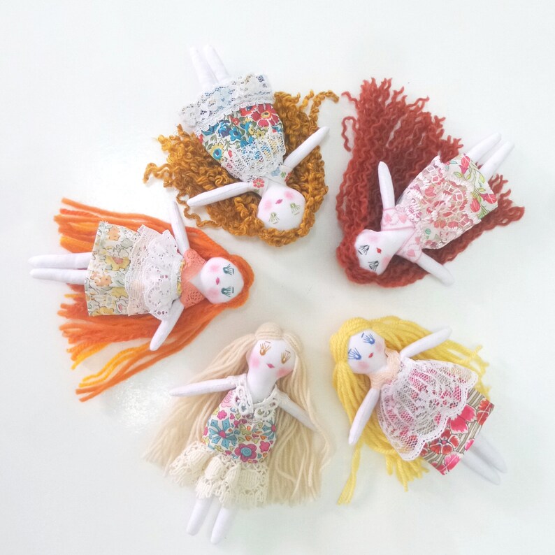 10 Unfinished Mini Dolls Rag Doll DIY Tan Tone Dolls Cloth - Etsy