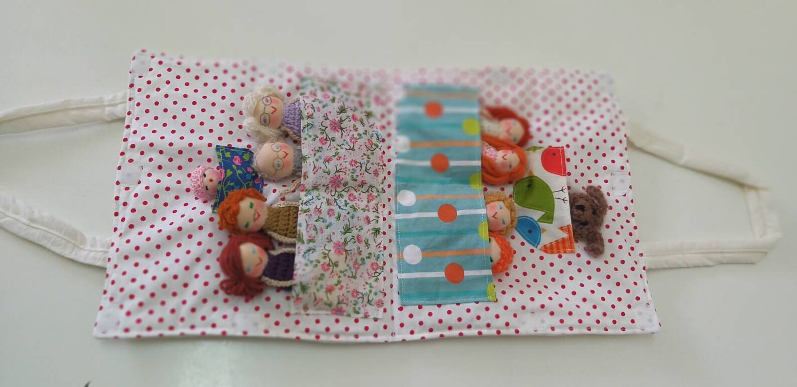 10 Family Members Finger Puppets Family Doll Set | Etsy