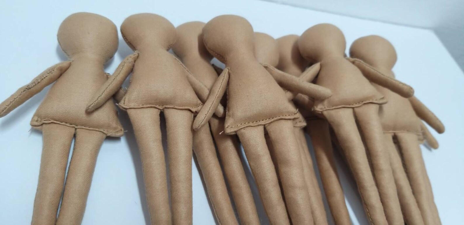 10 Unfinished Mini Dolls Rag Doll DIY Tan Tone Dolls Cloth - Etsy