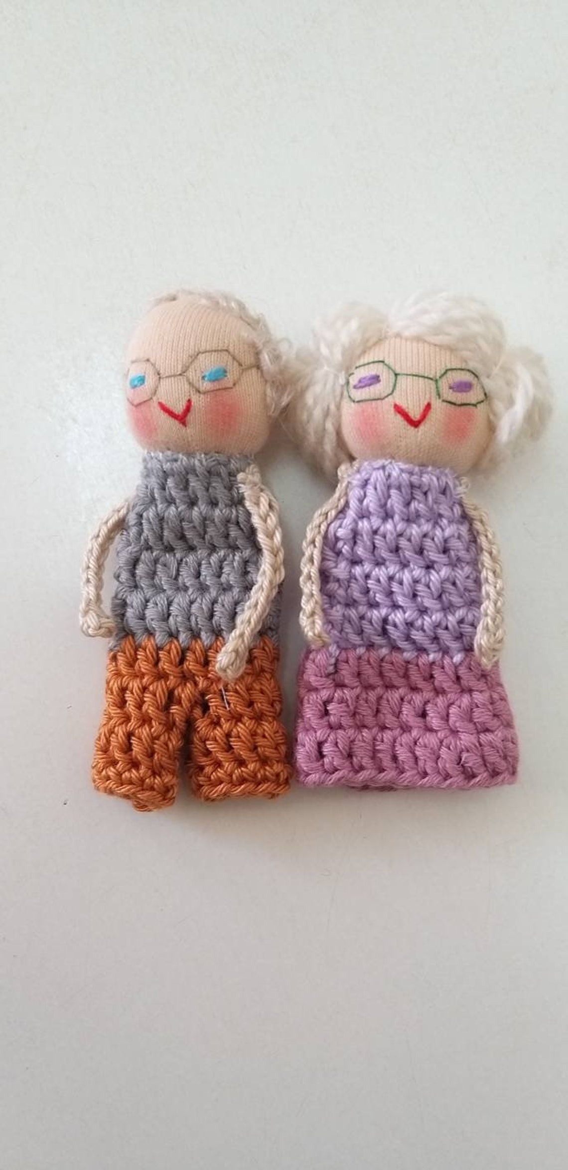 10 Family Members Finger Puppets Family Doll Set | Etsy