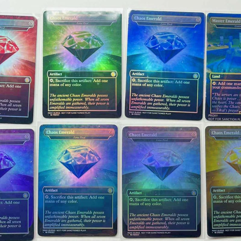 Sonic Chaos Emerald Toys - Etsy