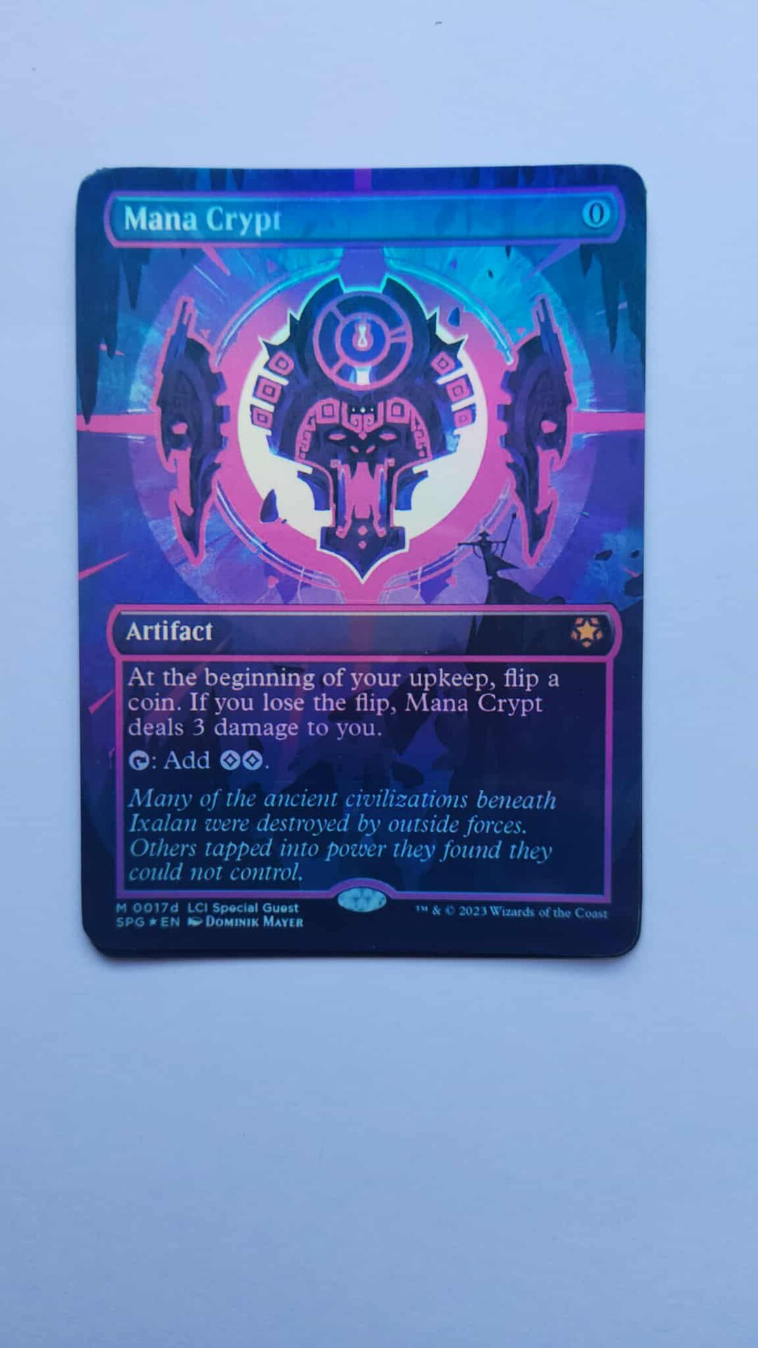 Mana Crypt-artifact Purple (holo Proxy) - Etsy