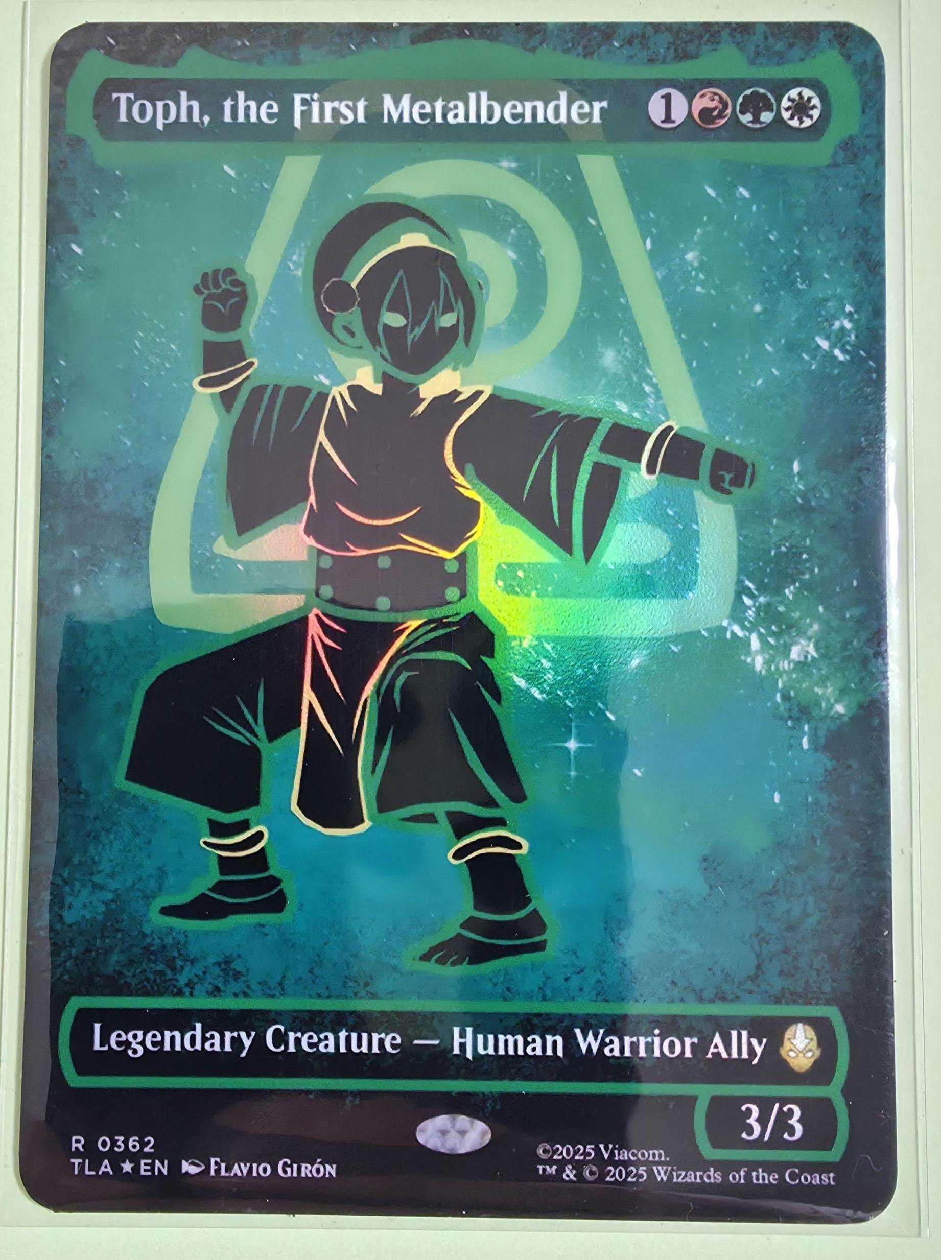 Toph the First Metal Bender (neon Ink) (proxy) - Etsy