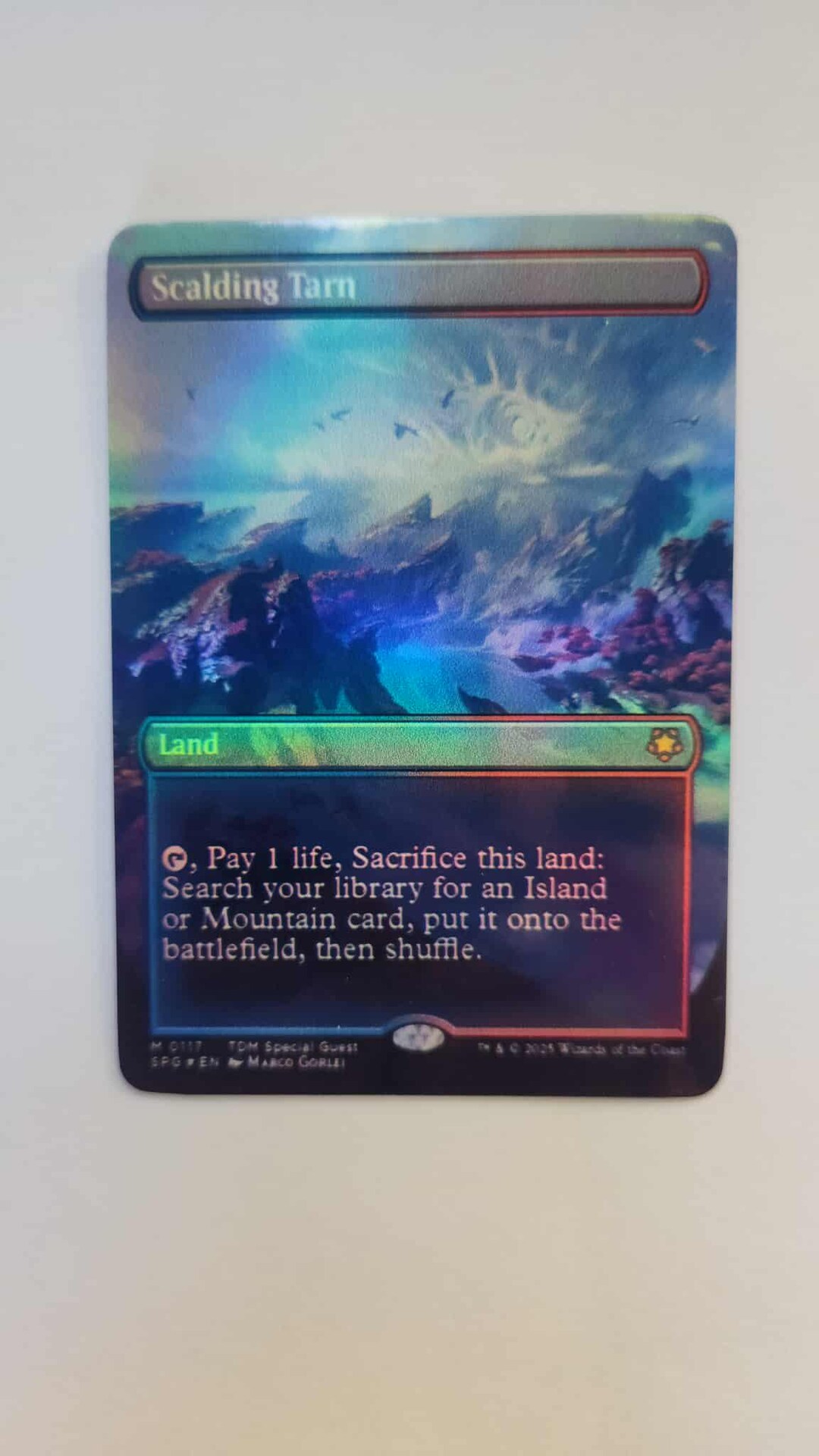 Scalding Tarn-land (holo Proxy) - Etsy