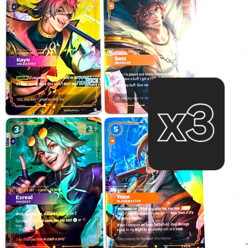 Riftbound Champion Proxy - Etsy