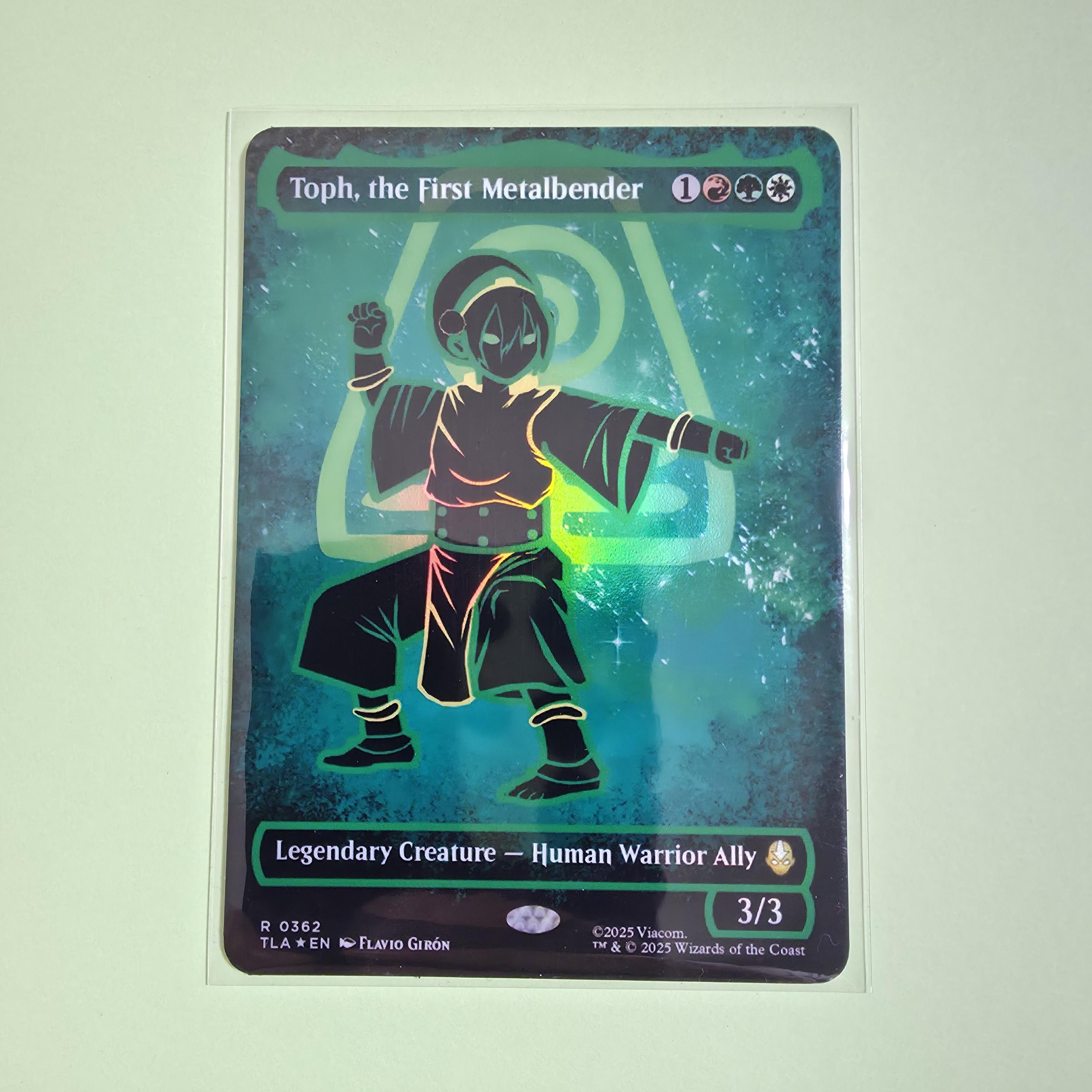 Toph the First Metal Bender (neon Ink) (proxy) - Etsy