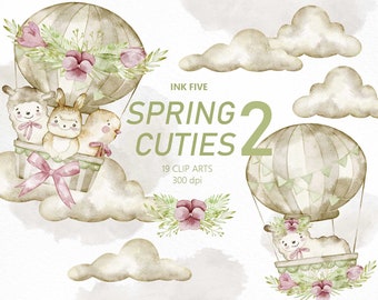 Hot Spring Clipart - Etsy