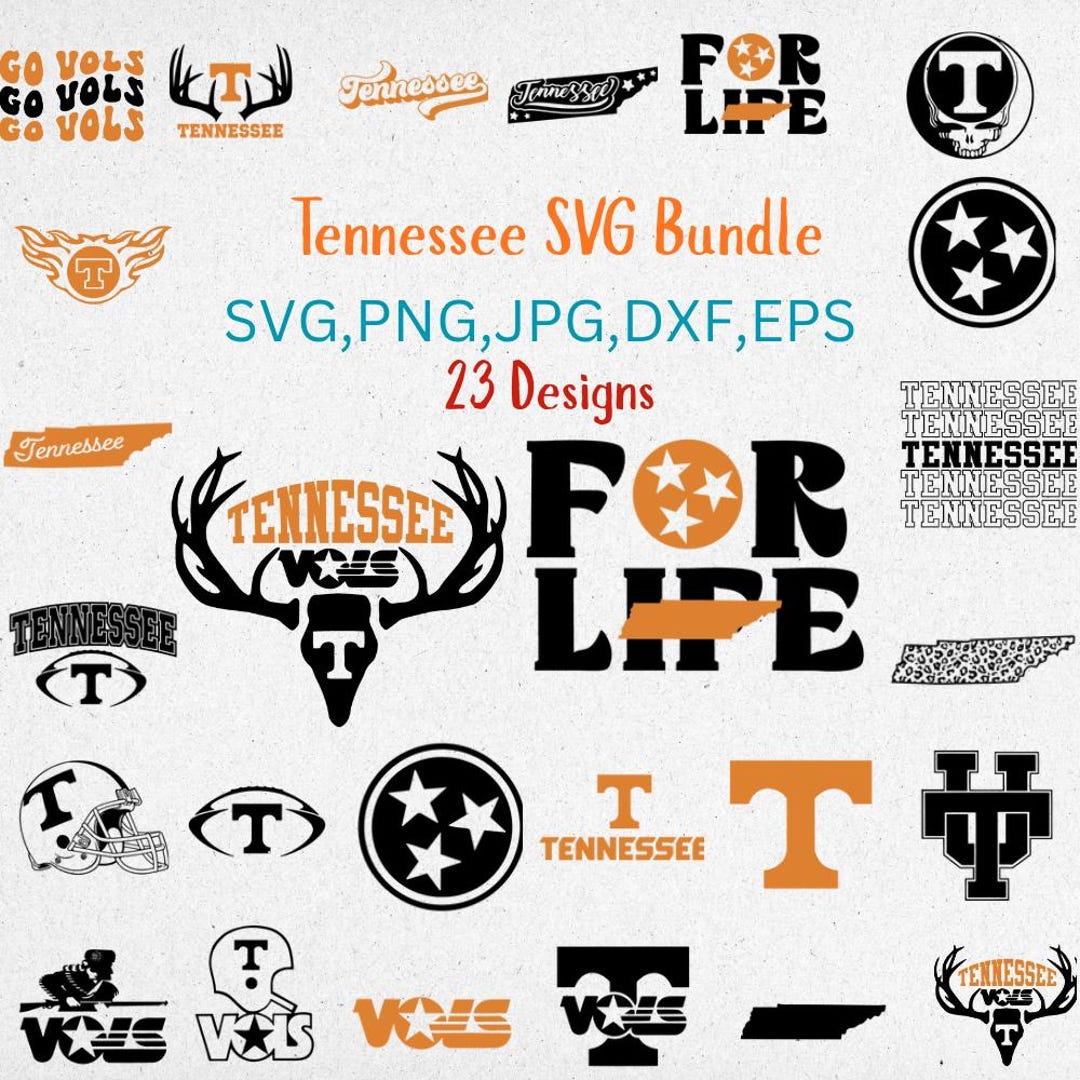 Tennessee SVG Bundle: State Pride Designs (23 Files) - Etsy