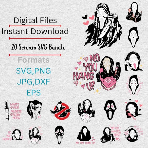 Pink Scream Mask - Etsy