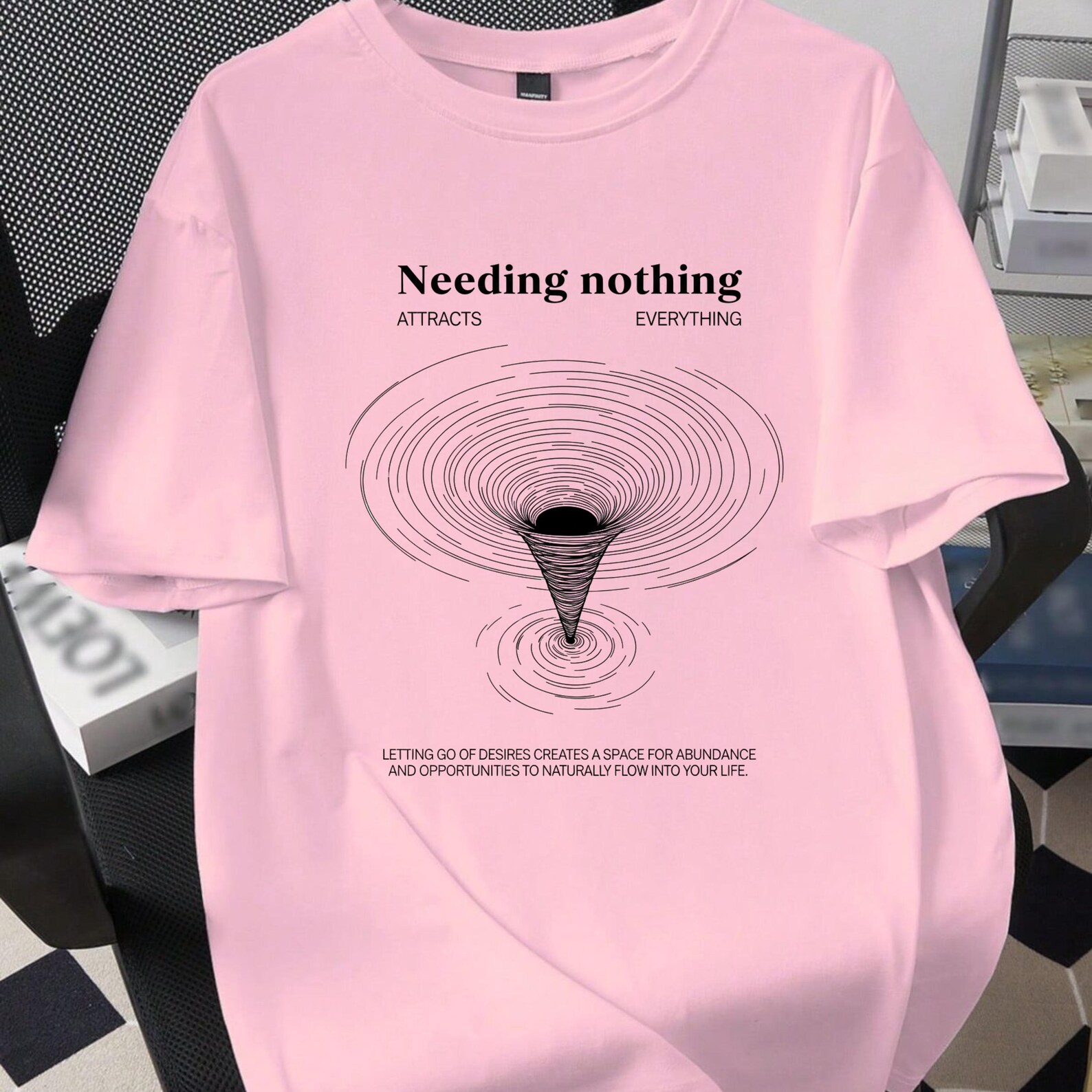 Needing Nothing Attracts Everything PNG File Minimalist Wall Art ...