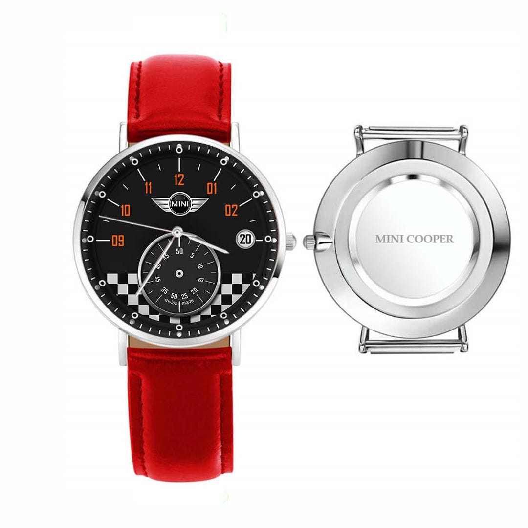 Style Mini Cooper Speed Start Rice Watch, Leather Band - Etsy