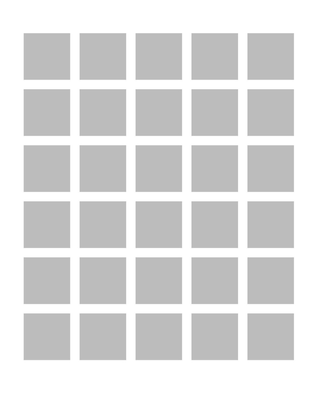 Psd Template - 30 Squares, 1 1/4 Inch - Etsy