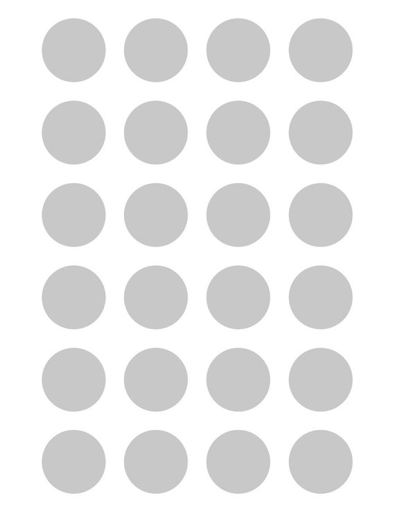 Psd Template 24 Circles 35mm Diameter - Etsy Ireland