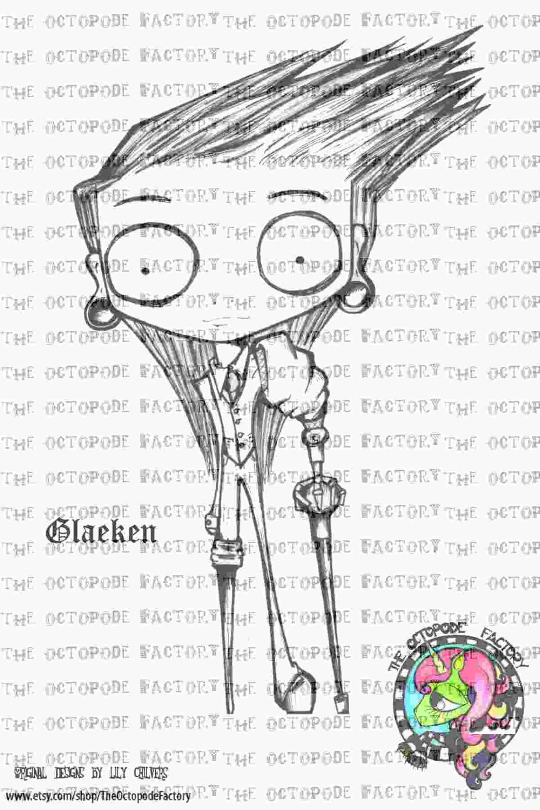 INSTANT DOWNLOAD Steampunk Glaeken Digital Stamp Image - Etsy