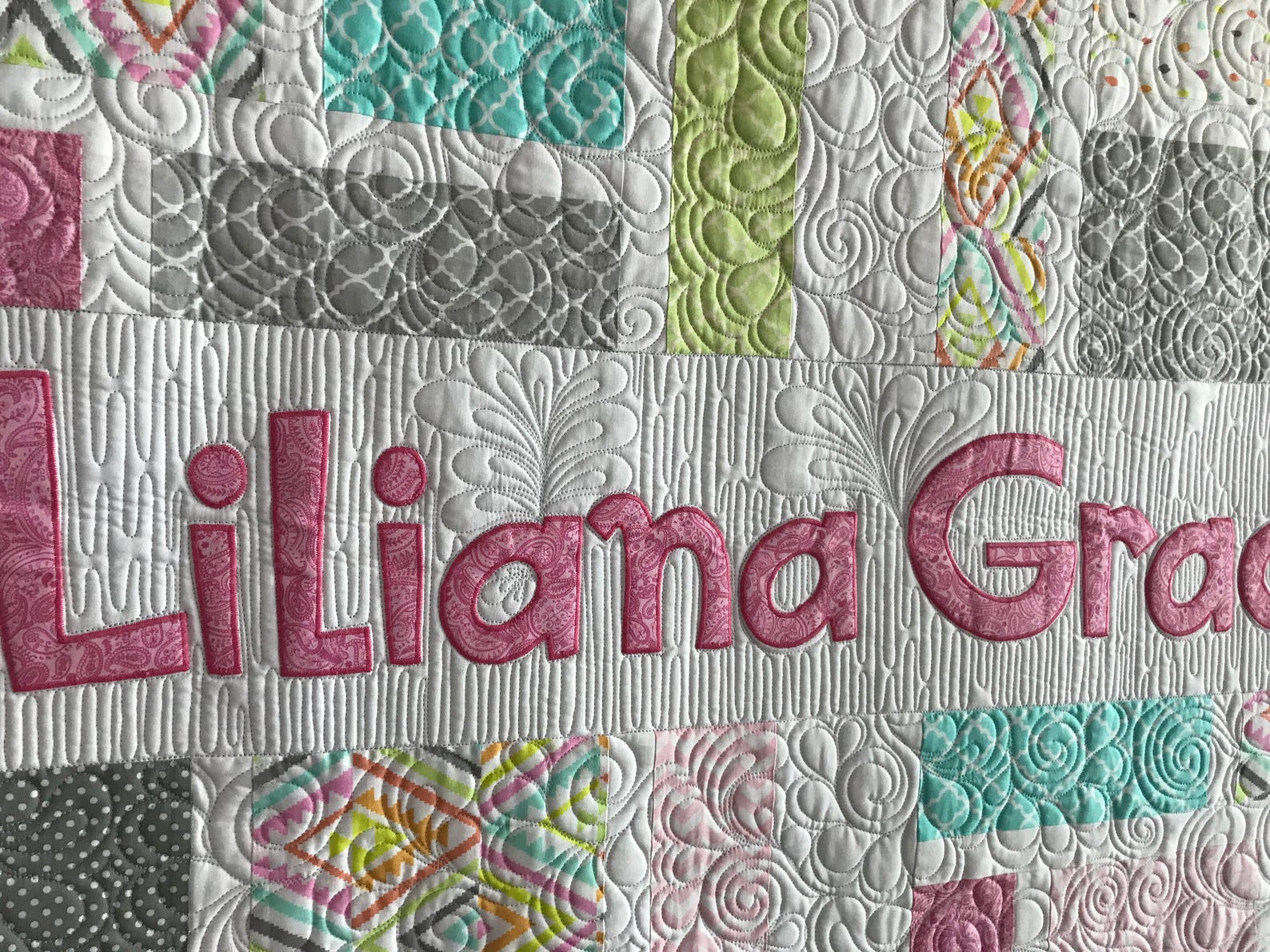Made to Order Personalized Baby Quilt Custom Name Quilt - Etsy