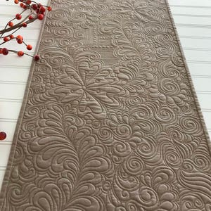 Made-to-order Whole Cloth Quilted Table Runner Made to Order - Etsy