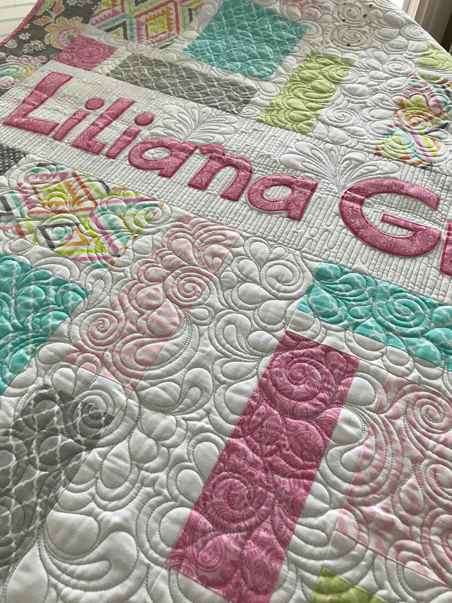 Made to Order Personalized Baby Quilt Custom Name Quilt - Etsy