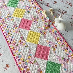 Easter Quilted Table Runner Spring Quilted Table Topper - Etsy