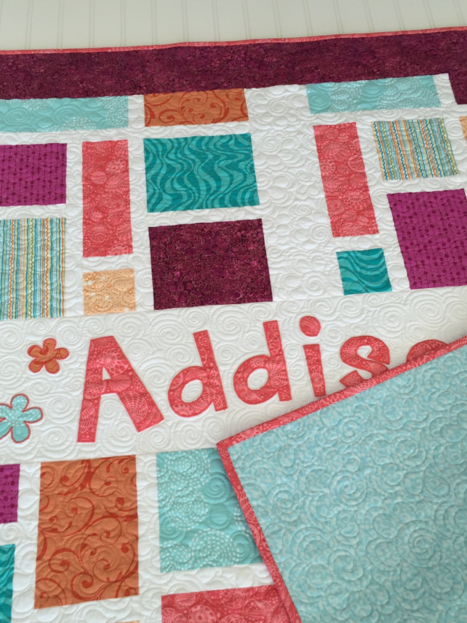 Made-to-order Personalized Baby Quilt Custom Baby Quilt - Etsy