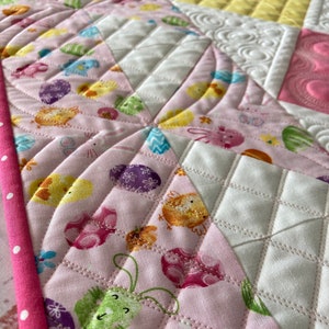Easter Quilted Table Runner Spring Quilted Table Topper - Etsy