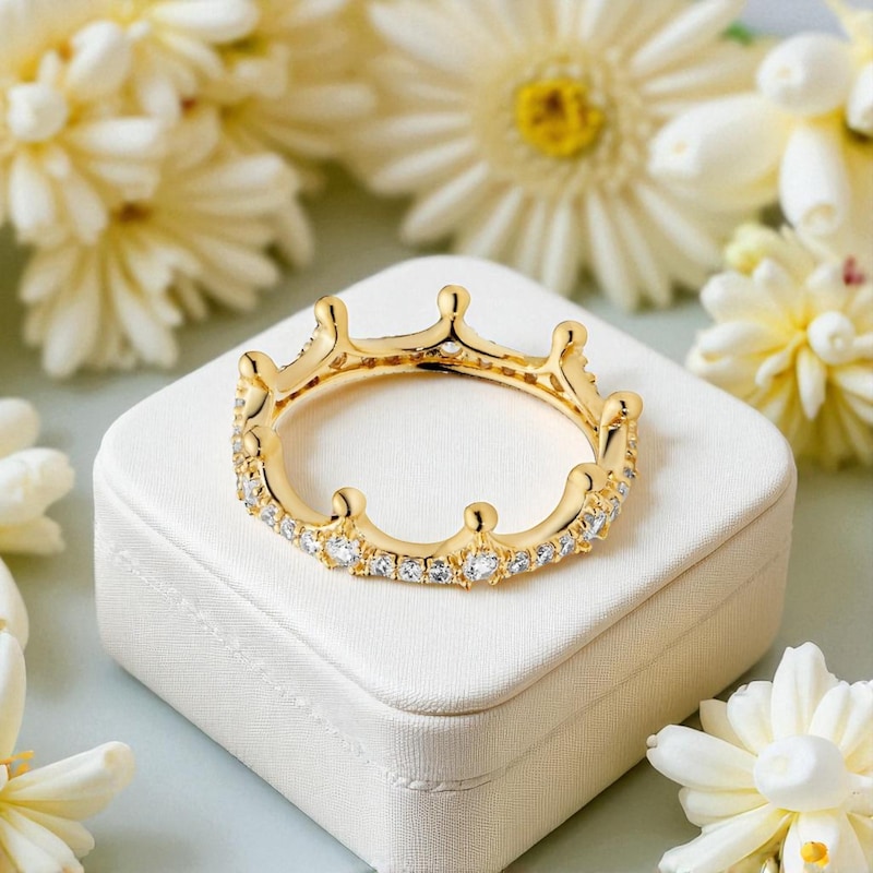 Pandora Ring Lab Diamond - Etsy