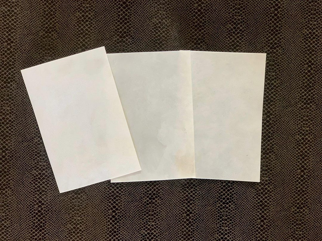 Parchment Leather Sheets Premium Goatskin Vellum Sheets Vintage ...