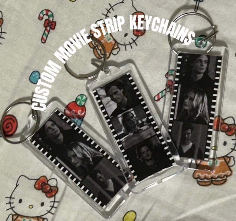 Custom Photo Movie Strip Keychains - Etsy