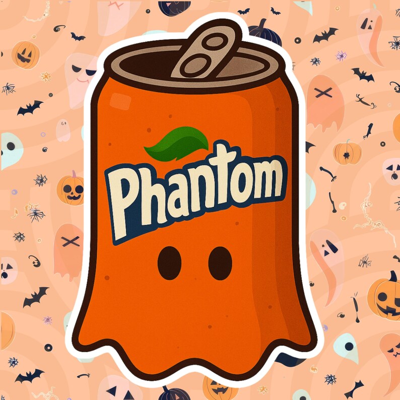 Spooky Soda Pop Sticker Set – Kawaii Halloween Vinyl Stickers, Spooky ...