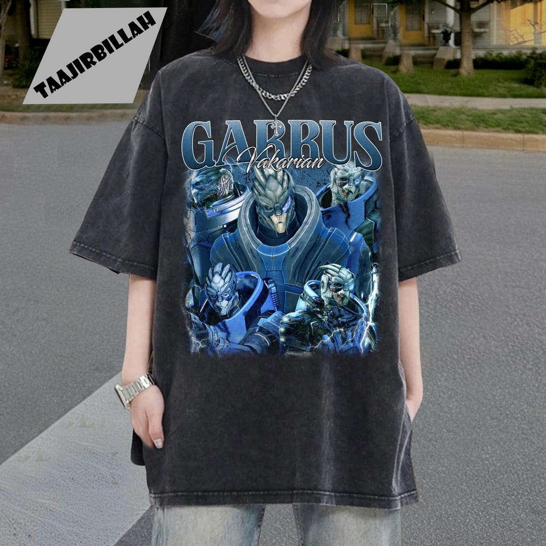 Vintage Garrus Vakarian Graphic Tee, Comfort Colors Unisex T-shirt - Etsy